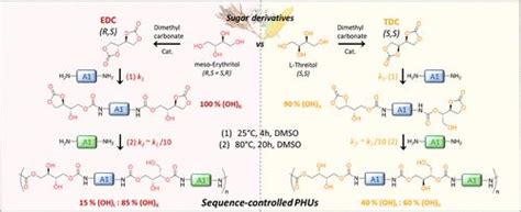 从糖基邻位双环碳酸酯中获得具有可调区域规则性的序列控制多羟基氨基甲酸酯 Macromolecules X Mol