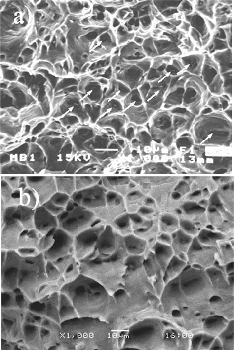 A Fracture Of T6 Condition And B After 16 Hours Partial Aged And Then Download Scientific