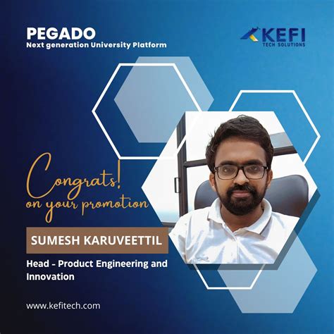 Kefi Tech Solutions Pvt Ltd On Linkedin Congratulations Sumesh K