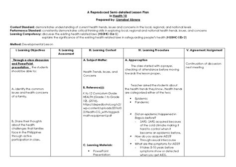 Developmental Method Sir Lopez 1 A Reproduced Semi Detailed Lesson