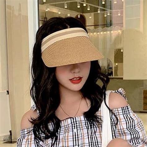 여성 여름철 시원한 밀집 패션 데일리 썬캡 클래식체크모자 스냅백 무지군모 패션군모 K8l 마니템