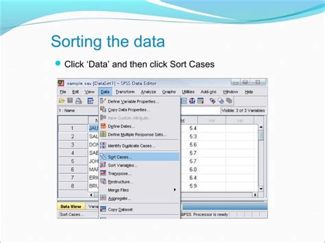 Spss Lecture Notes Ppt Technology And Computing Spss Lecture Notes Ppt Technology And Computing