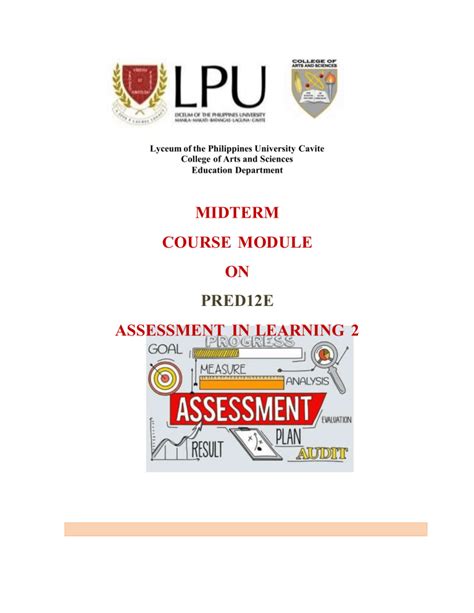 Midterm Module Assessment Of Learning 2 1