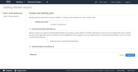 Getting Started And Setting Up The App User Authentication Using Aws Cognito
