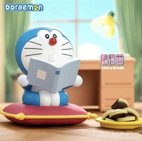 Promo 52toys Doraemon Take A Break Series Reading Diskon 23 Di