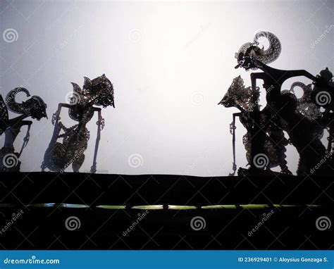 Shadow Puppet Is A Traditional Indonesian Art That Mainly Develops In Java Stock Image Image
