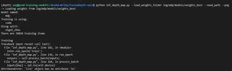 Running trainer py failed运行trainer py失败 Issue AutoAILab FusionDepth GitHub