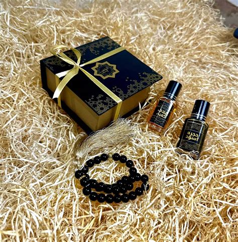 Pack Of 2 Attars Hijra E Aswad And Ghulaf E Kaaba And Tasbih