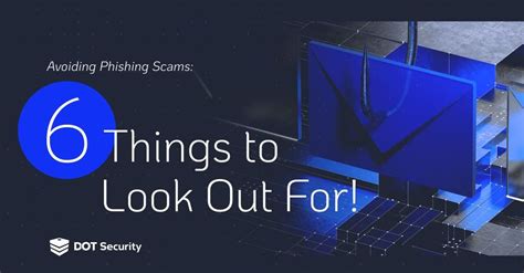 Infographic Avoiding Phishing Scams Things To Look Out For