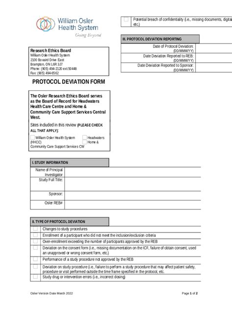 Protocol Deviation Protocol Deviation Doc Template Pdffiller