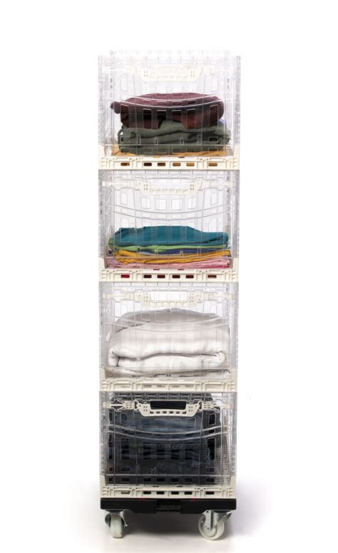 Reusable Plastic Crystal Clear Crate Display Tosca Uk