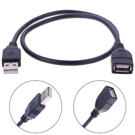 M Usb Male To Female Extension Cables Male A To Female A Adapter For Hard Drive Tv Xbox
