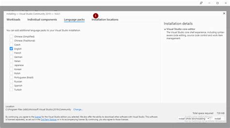 Install Visual Studio