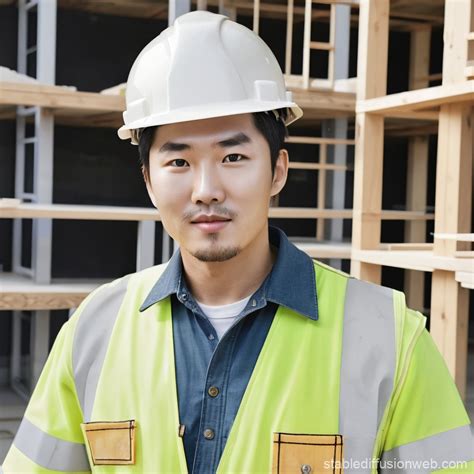 Construction Worker Scanning Qr Code Stable Diffusion Online