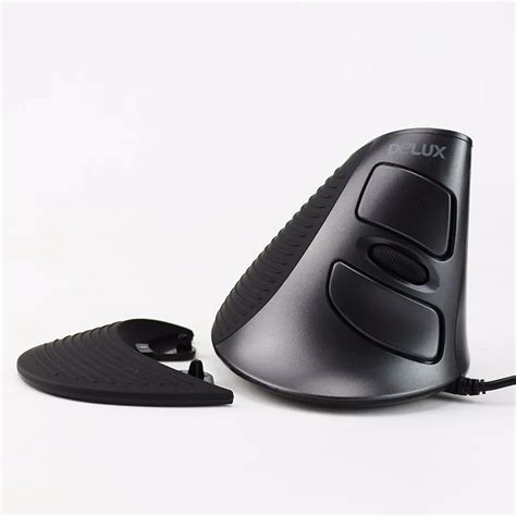 Вертикальная мышь Delux M618 Pc Компьютерная Проводная вертикальная Мышь эргономичная мышь Usb