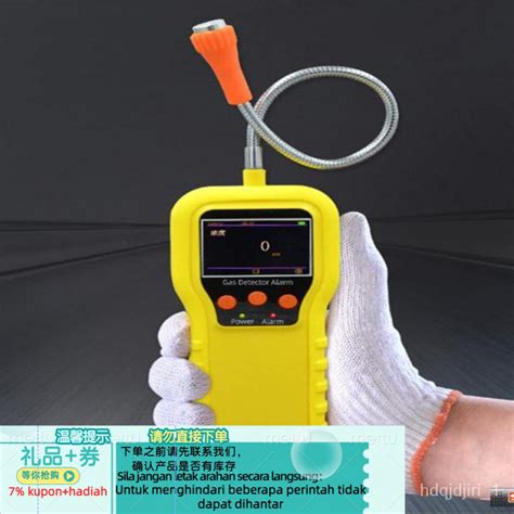 Get 7 Coupon T】nol Handheld Methanol Leak Detection Gas Detector Gas Alarm Space Commercial
