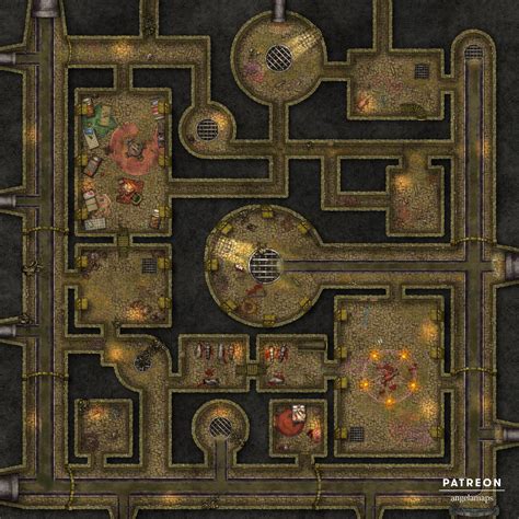 The Sewer Angela Maps Free Battle Maps For Ttrpgs
