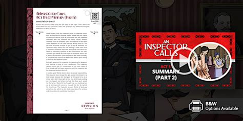 Act 1 Part 2 Plot Summary An Inspector Calls Video Content
