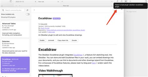 bug failed to load plugin excalidraw · issue 970 · zsviczian obsidian