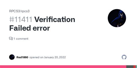 Verification Failed Error · Issue 11411 · Rpcs3rpcs3 · Github