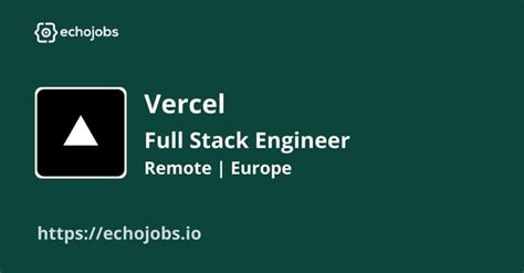 Vercel Is Hiring Full Stack Engineer Analytics Remote
