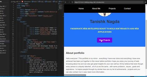 Tanishk Nagda On Linkedin Connections Webdevelopment Portfolio Html Css Javascript