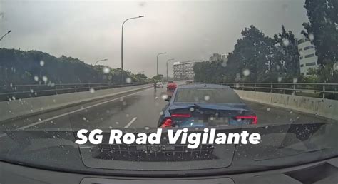 Driver Rear Ends Volvo On Aye After Passing Car Splashes Water Onto