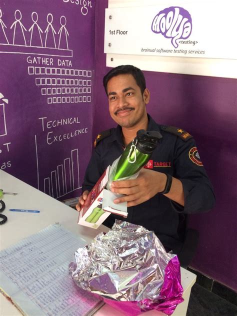 Thanks To My Lovely Moolya Testing Team Who Didnt Leave Our Office Security Guard While Playing