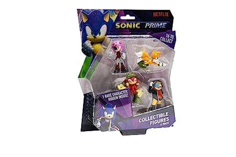 Bandai Sonic Prime Collectable Figures 5 Pack Set 2 5 65cm Sonic The Hedgehog Models Based On