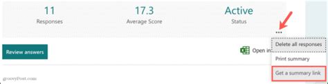 How To Review Download Or Share Microsoft Forms Responses