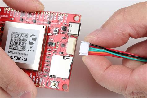 Hardware Assembly Hookup Guide Sparkfun Mosaic X5 Gnss Breakout Board