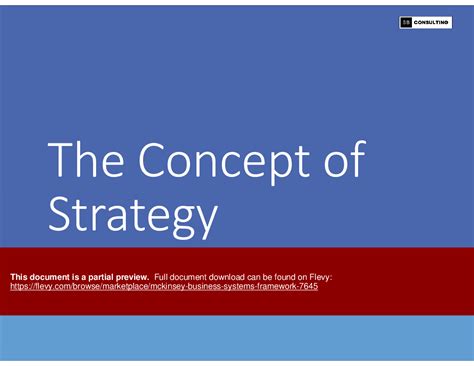 Mckinsey Business Systems Framework Ppt Slide Deck