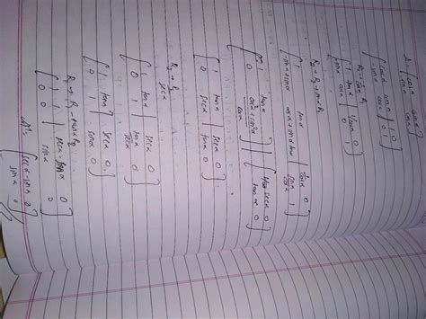 12 find the inverse of the followingnmatrices using elementary