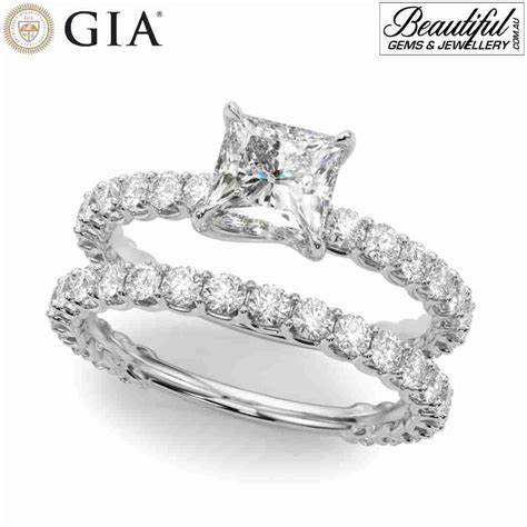 Superb Platinum Set 15 Carat Princess Cut Diamond Ring Beautiful
