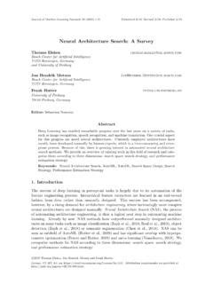 Neural Architecture Search A Survey Neural Architecture Search A Survey Pdf PDF PRO