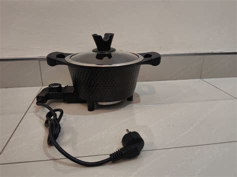 Electric Travel Pot With Lid And Temperature Control Just About Anything