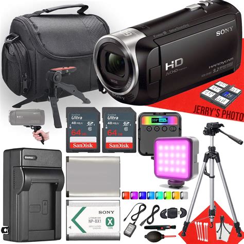 Sony Hdr Cx405 Hd Handycam Rgb Led Video Light 2pc