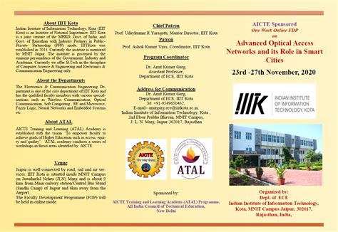 Advanced Optical Access Networks And Its Role In Smart Cities Iiit Kota