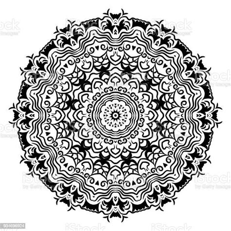만다라 스타일 벡터 모양입니다 장식 름 장식입니다 꽃 디자인입니다 컬러 일러스트 레이 션 0명에 대한 스톡 벡터 아트 및 기타 이미지 Istock