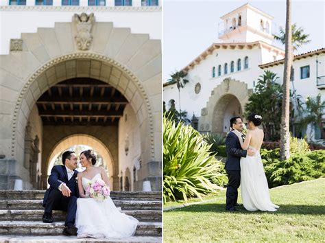 Santa Barbara Coutrhouse Mural Room Wedding