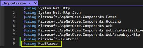mudblazor 快速上手 huanlin docs