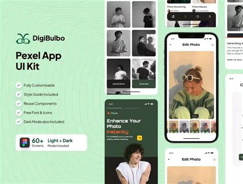 pexel ai avator generating app ui kits — ui custom