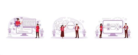 The Concept Of Program Development Internet And Technology Concept On