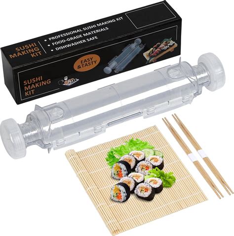 Homemall Sushi Maker Portable Sushi Maker Set Sushi Roller Diy Sushi