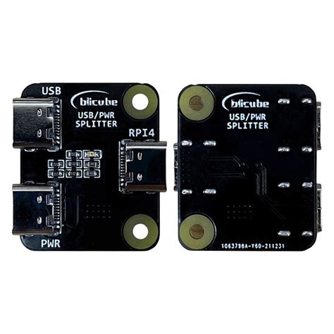 usb power distributor for raspberry pi 4 development board type c usb