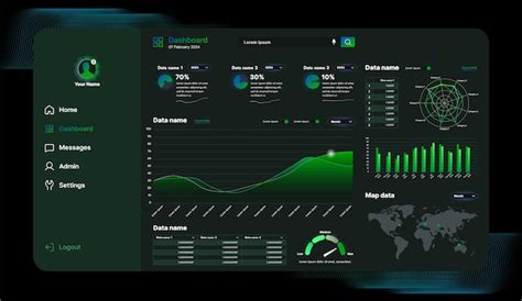 Premium Vector Set Of High Tech Interface Components