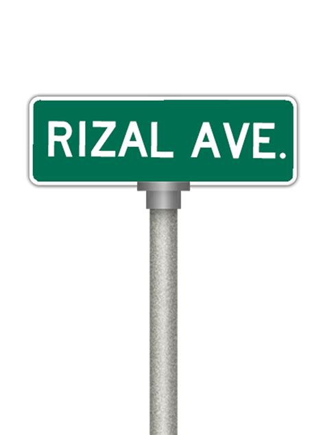 Rizal Ave Street Sign Manila Today