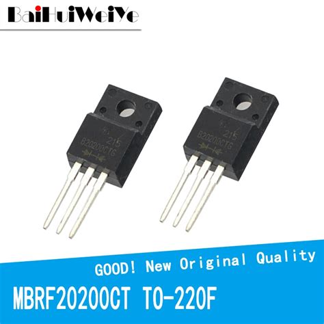 10PCS/LOT TO-220F MBRF20200CT SCHOTTKY DIODE MBR20200CT 20200CT TO220F ...