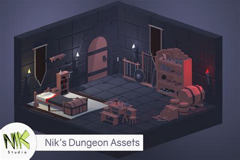 Niks Dungeon Assets 3d Dungeons Unity Asset Store