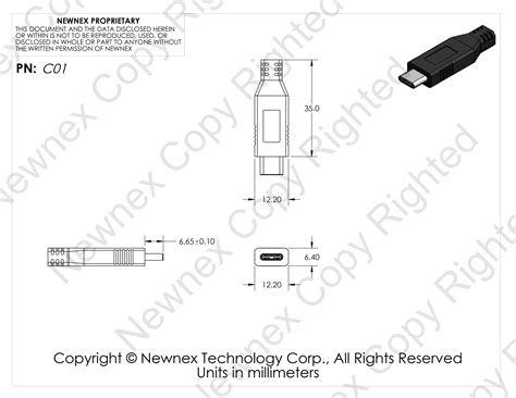 USB Type C Cables Right Angle Screw Locking Extension Newnex